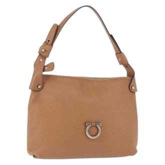 Ferragamo Sac port&eacute; &eacute;paule Pre-owned - Femme - Pre-owned - Brun - Taille: ONE Size