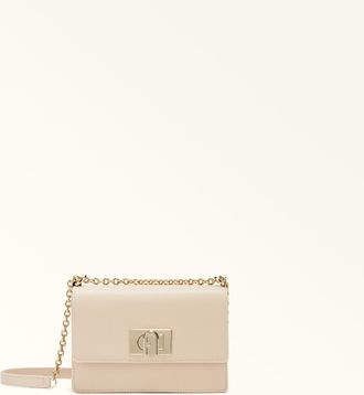 Furla 1927 Umhängetasche Ballerina I Rosa Strukturiertes Leder Damen