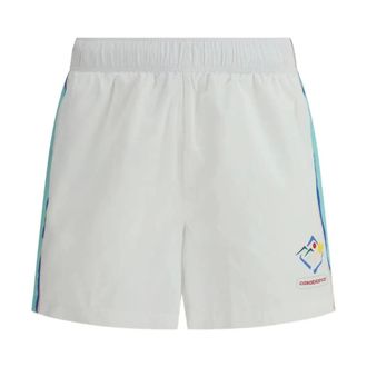 Casablanca Short de tennis imprim&eacute; - Homme - Maillots de bain - Blanc - Taille: M