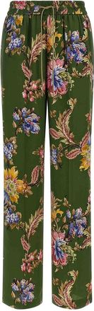 Etro Casual Hose - Gr&uuml;n