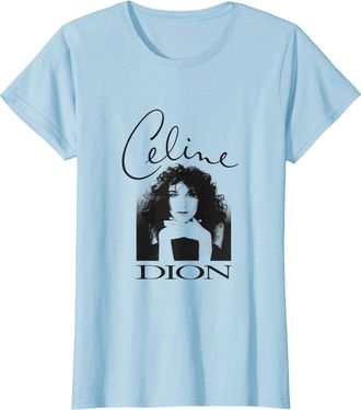 C&eacute;line Dion Offizielles Celine Dion Schwarz-Wei&szlig;-Foto T-Shirt