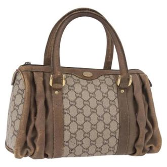 Gucci Sac &agrave; main pr&eacute;-propri&eacute;t&eacute; en toile GG - Femme - Pre-owned - Brun - Taille: ONE Size