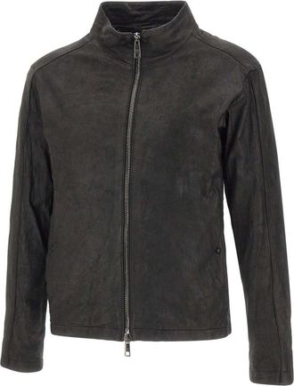Giorgio Brato Homme, Vestes, Noir, Taille: XL Leather Jacket