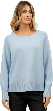 Gran Sasso Femme, Pulls, Bleu, Taille: 36 FR Pull col rond