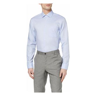 Seidensticker Freizeithemd - - Shirts - Herren - Blau - 2XL