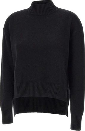 Kaos Kaos, Femme, Pulls, Noir, Taille: 38 FR Col roul&eacute;s