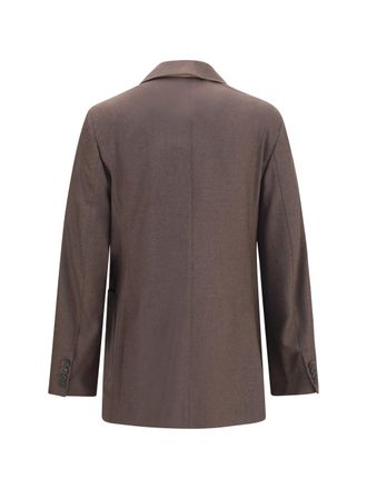 Max Mara Womens Cloruro Double-Breasted Blazer Marrone Blazers & Vests