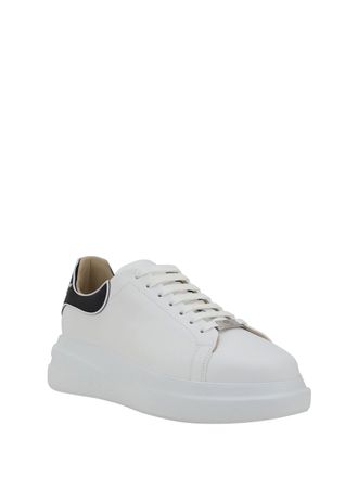 Philipp Plein Mens Leather Sneakers White