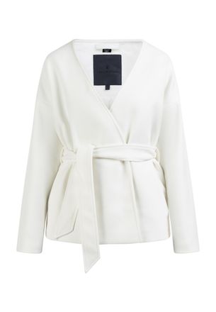 Dreimaster Dreimaster &Uuml;bergangsjacke aus Wollgemisch Damen Wollwei&szlig;