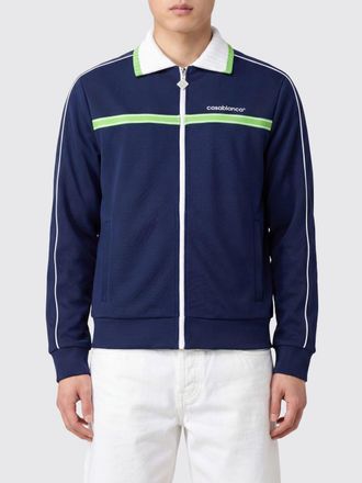 Casablanca Sweatshirt Homme couleur Bleu Marine