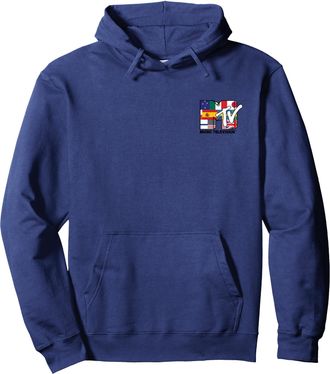 Giesswein Flaggen-Logos Pullover Hoodie