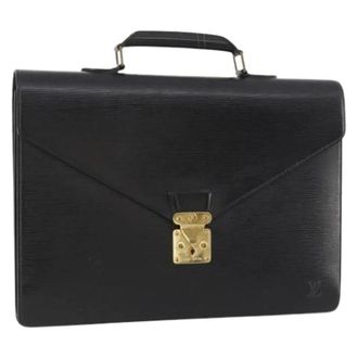 Louis Vuitton Porte-documents Vintage Pre-owned - Femme - Pre-owned - Noir - Taille: ONE Size