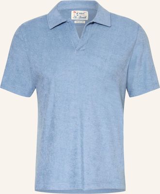 MC2 Saint Barth mc2 Saint Barth Frottee-Poloshirt Jeremy blau