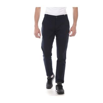 Daniele Alessandrini Homme, Pantalons, Bleu, Taille: XL Pantalone Fumato