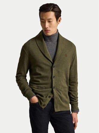 Polo Ralph Lauren Strickjacke 710877008500 Dunkelgr&uuml;n Regular Fit