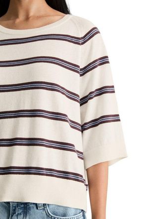 Marc O'Polo Denim Kurzarmpullover relaxed aus weichem Organic-Cotton-Modal-Mix