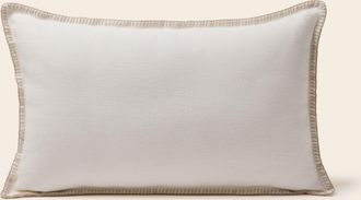 Madura Housse De Coussin Nino Blanc et feston - BLANC