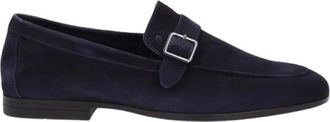 Frau Homme, Chaussures, Bleu, Taille: 44 EU Mocassin &agrave; boucle