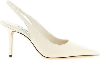 Jimmy Choo London Femme, Chaussures, Blanc, Taille: 37 EU Love Sling Back 85