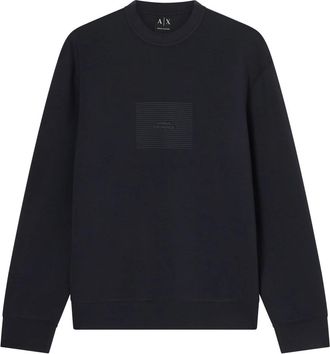 A|X Armani Exchange Homme, Sweatshirts et sweats &agrave; capuche, Bleu, Taille: S SweaT-shirt Pull-over