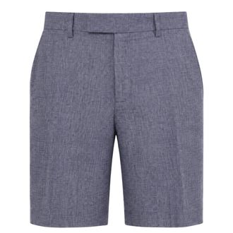 Ted Baker Kenleys Stretch-shorts Aus Blauem Leinen