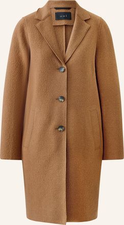 Oui Wollmantel braun