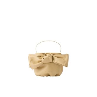 Malababa Femme, Sacs, Beige, Taille: ONE Size Small Bow Crossbody Bag
