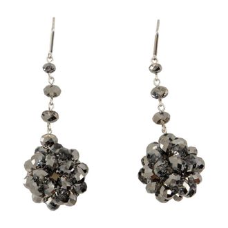 Isabel Marant Womens Dangle Earrings Metal Black Jewelry-Watches
