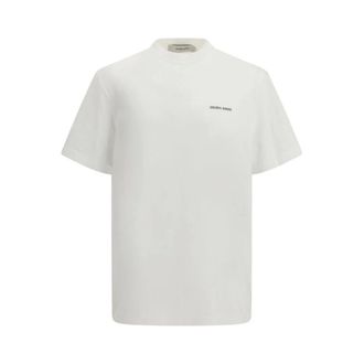 Golden Goose Homme, Tops, Blanc, Taille: L T-shirt ras du cou en coton