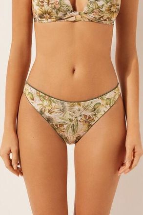 Calzedonia Bikinihose Tropical Foliage Multifarben