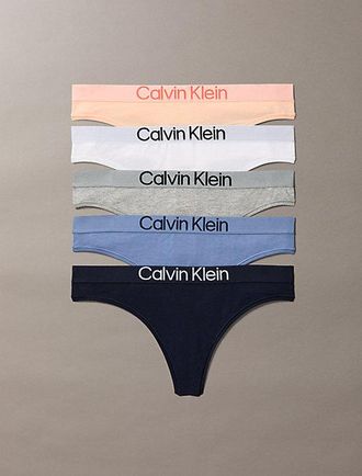 Calvin Klein Lot de 5 strings - Extra Soft Cotton Stretch