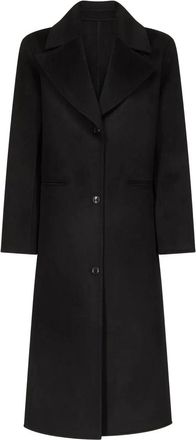 LouLou Mantel mit Reverskragen - Schwarz