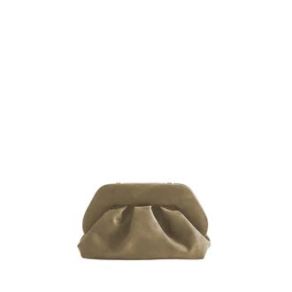 Themoirè Femme, Sacs, Beige, Taille: ONE Size Bios Suede Clutch