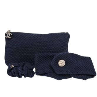 Chanel Pochette Pre-owned - Femme - Pre-owned - Bleu - Taille: ONE Size