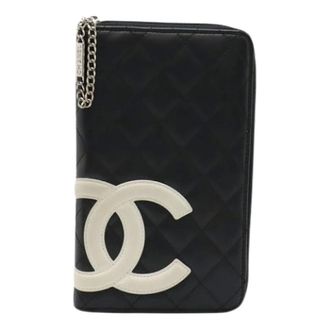 Chanel Portefeuille Vintage Pre-owned - Femme - Pre-owned - Noir - Taille: ONE Size
