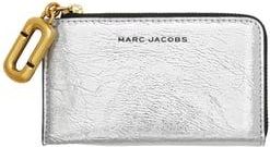 Marc Jacobs Portfeuille The Scene Top Zip Multi en cuir m&eacute;tallis&eacute;