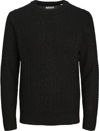 Jack & Jones Jjcraig Knit Crew Neck Aw24 Pull en Tricot, Noir, XL Homme