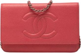 Chanel Pre-owned Wallet on Chain - Femme - Pre-owned - Rose - Taille: ONE Size