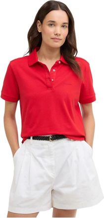 Barbour Femme, Tops, Rouge, Taille: 38 FR Bowford Polo Top