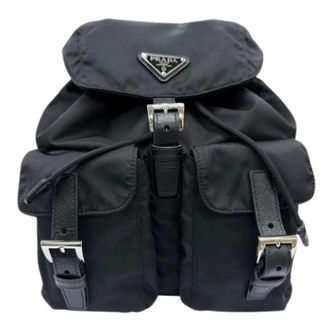 Prada Pre-owned Vintage Backpack - Femme - Pre-owned - Noir - Taille: ONE Size