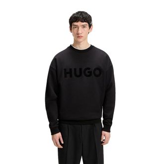 HUGO BOSS Herren Dinex Sweatshirt, Black, M