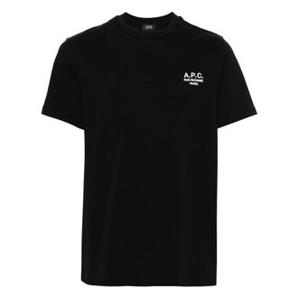A.P.C. Rue Madame T-Shirt - - Tops - Herren - Schwarzk - S