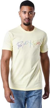 Project X Paris T-Shirt Basic Full Logo Arc-en-Ciel Broderie Jaune S