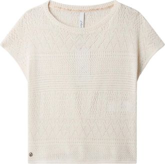 Australian Footware Femme, Pulls, Beige, Taille: 40 FR Tricot ras du cou
