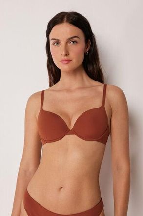 Calzedonia Push-up-bikinioberteil Premium Fit Braun