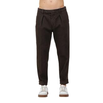 Berwich Chiaia Over-Fit Hose - - Trousers - Herren - Braun - L