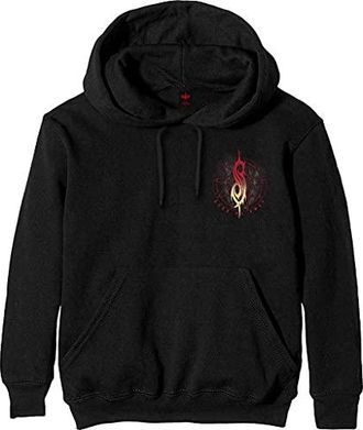 Slipknot Burn Me Away (Black) Pullover Hoodie (Medium)
