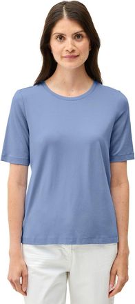 Cecil Damen 3225993 Basic Rundhals T-Shirt, Deep Pastel Blue, XXL