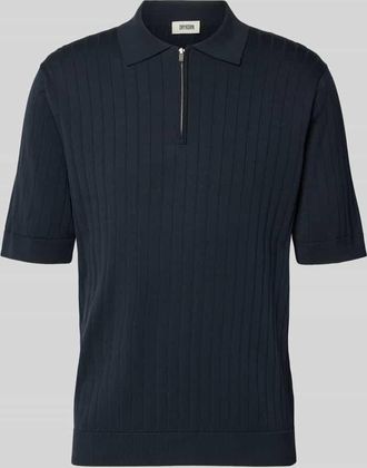 Drykorn Regular Fit Poloshirt mit kurzem Rei&szlig;verschluss