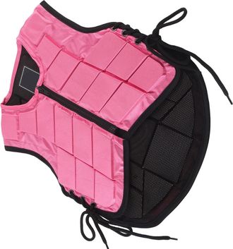 Generic Rosa -Reitschutzweste, mit Schaumstoff Gepolsterte Sicherheitsausr&uuml;stung f&uuml;r, Nylonmaterial, f&uuml;r Sto&szlig;d&auml;mpfung und Bequeme Passform f&uuml;r Reitaktivit&auml;ten